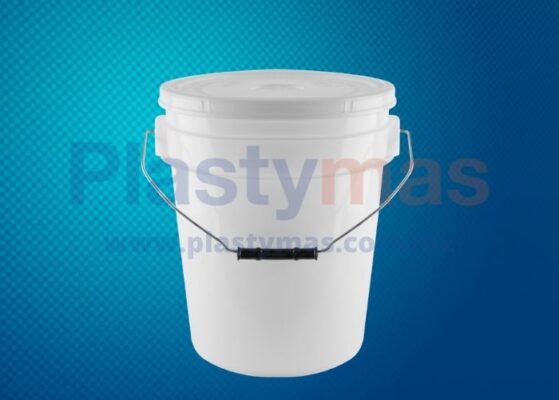 Cubeta 10lt blanca – Plastymas Puebla