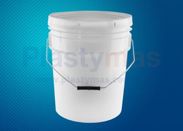 Cubeta 19lt blanca – Plastymas Puebla
